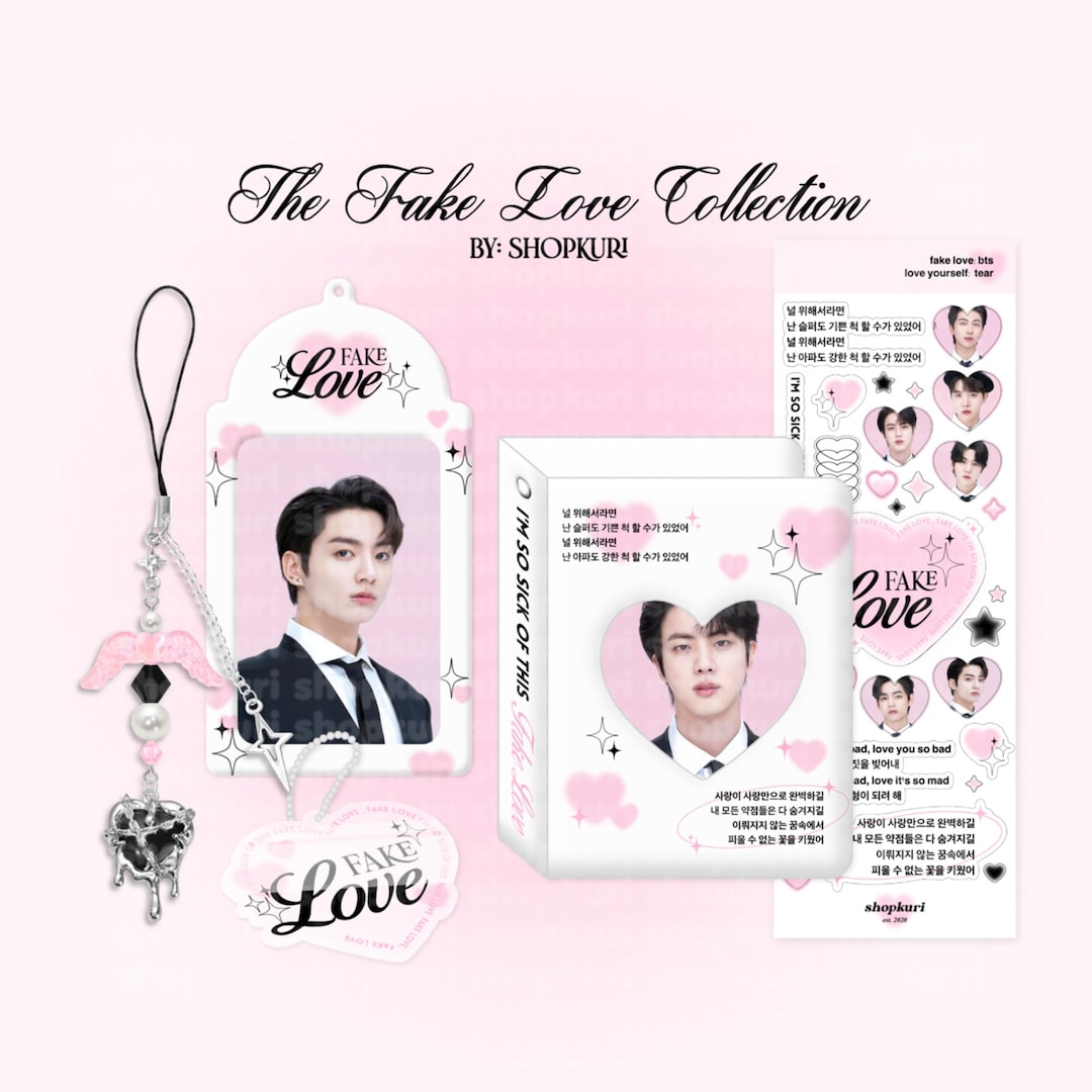 The Fake Love Collection | Collect Book, Photocard Holder, Acrylic ...