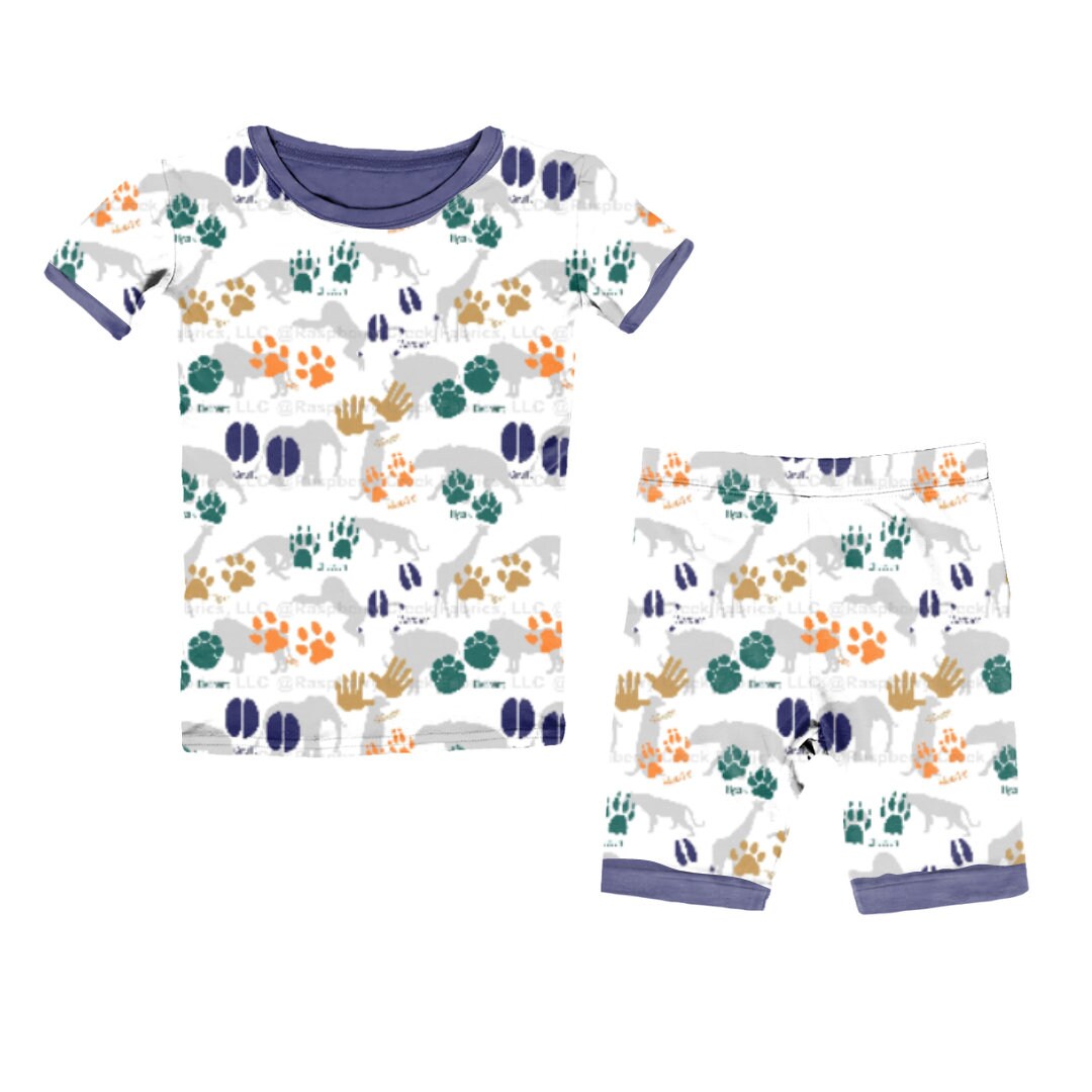 Custom-made to Order | Zoo Themed Pj's | Kid's Summer Pj's | Kid's Snug ...