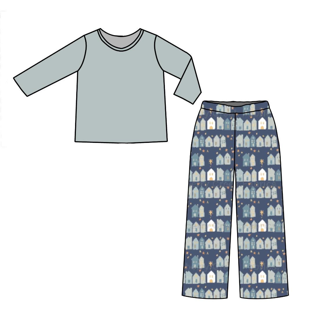 Custom-made to Order Nativity Christmas Pajamas Kid's Snug Fit Pajamas ...