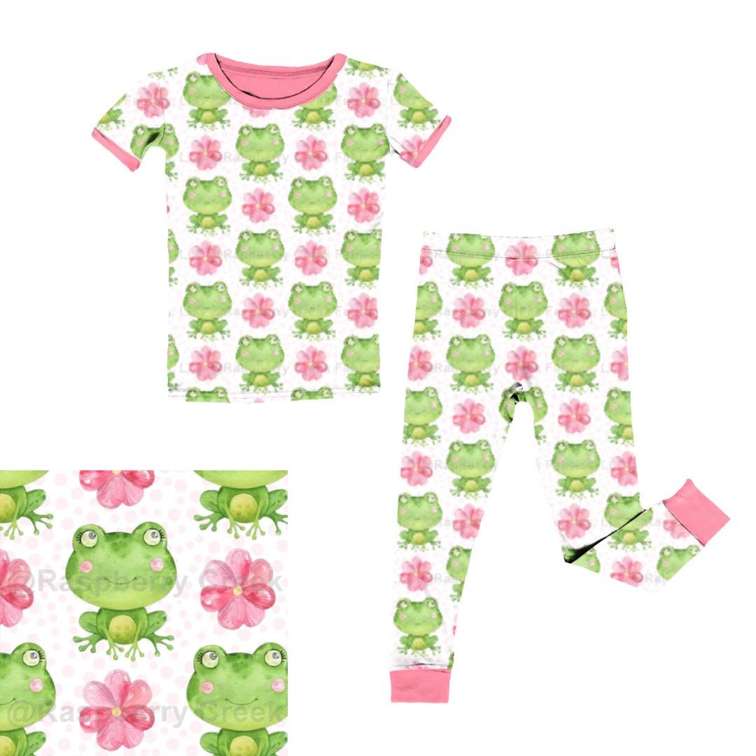 Frog Pajamas for Girls Spring Pajamas for Toddlers and Baby Organic ...