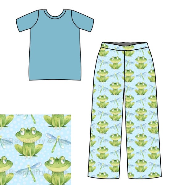 Frog Pajamas - Etsy
