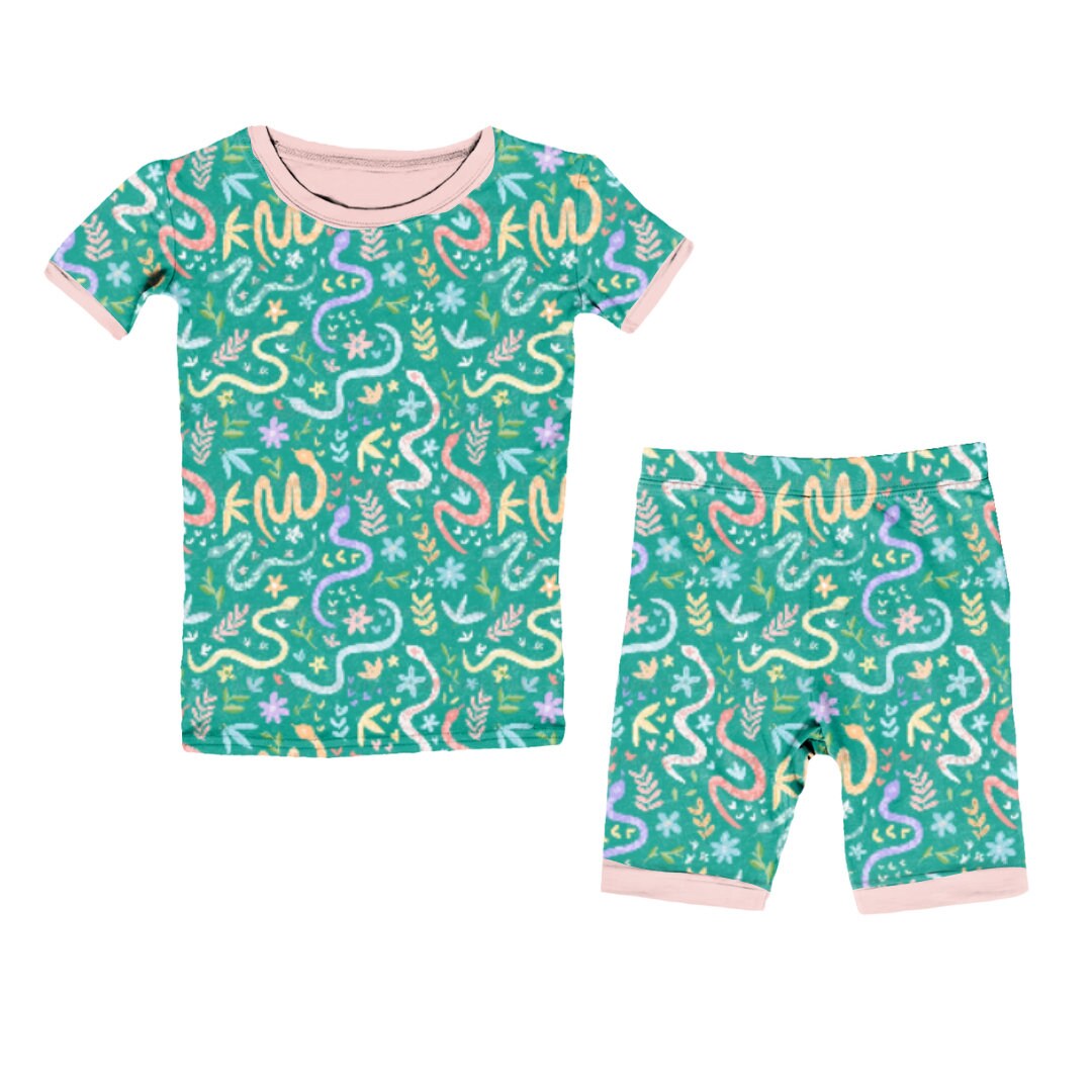Custom-made to Order Zoo Themed Pj's Kid's Summer Pj's Kid's Snug Fit ...