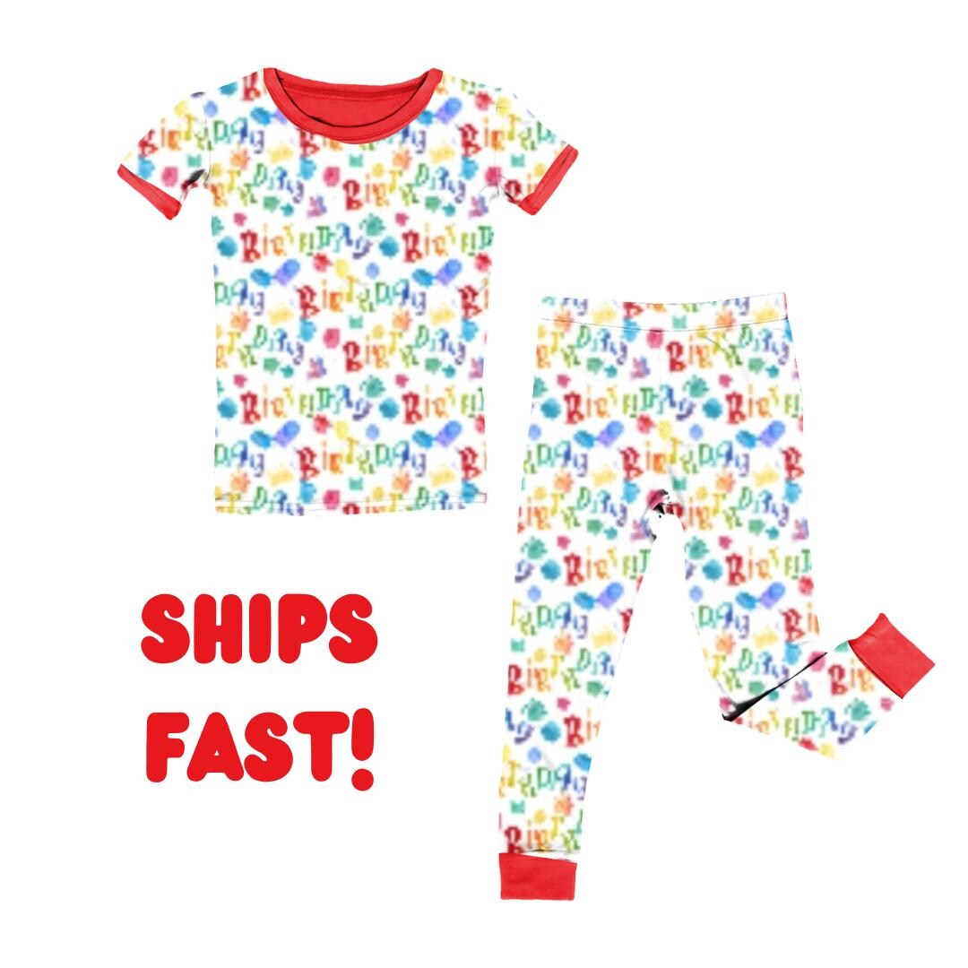 Birthday Gift for Kids Birthday Pajamas for Babies Cotton Birthday ...