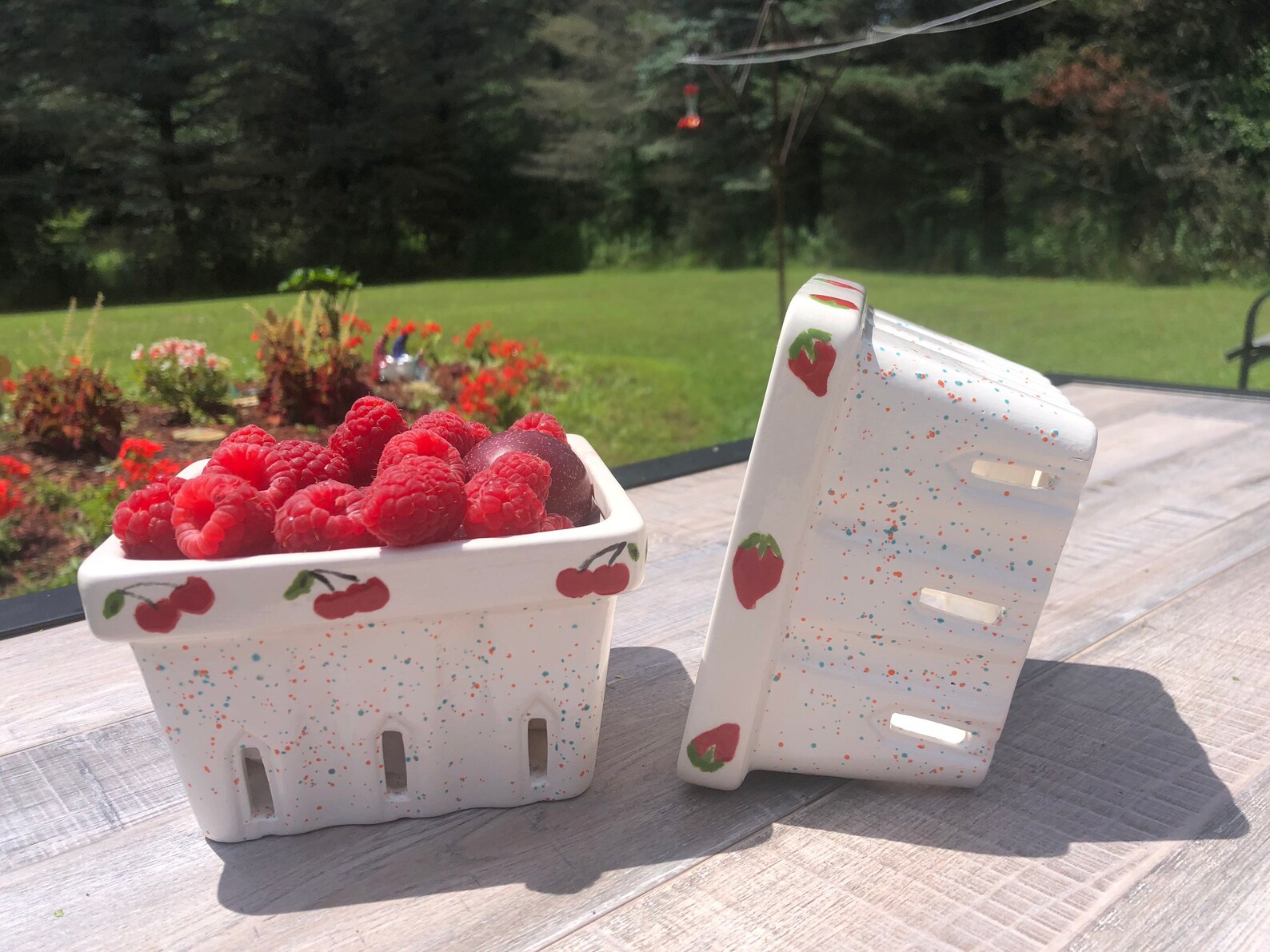 SALE Ceramic Berry Basket Berry Box Fruit Basket Berry Box - Etsy