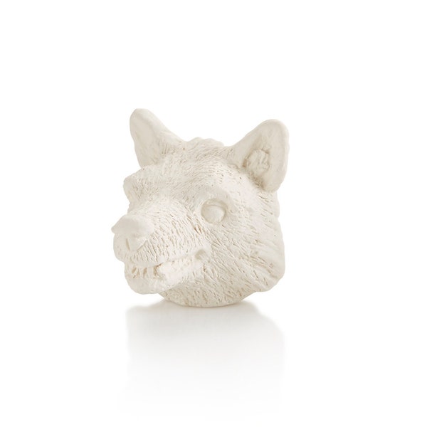 Ceramic Wolf Head - Etsy