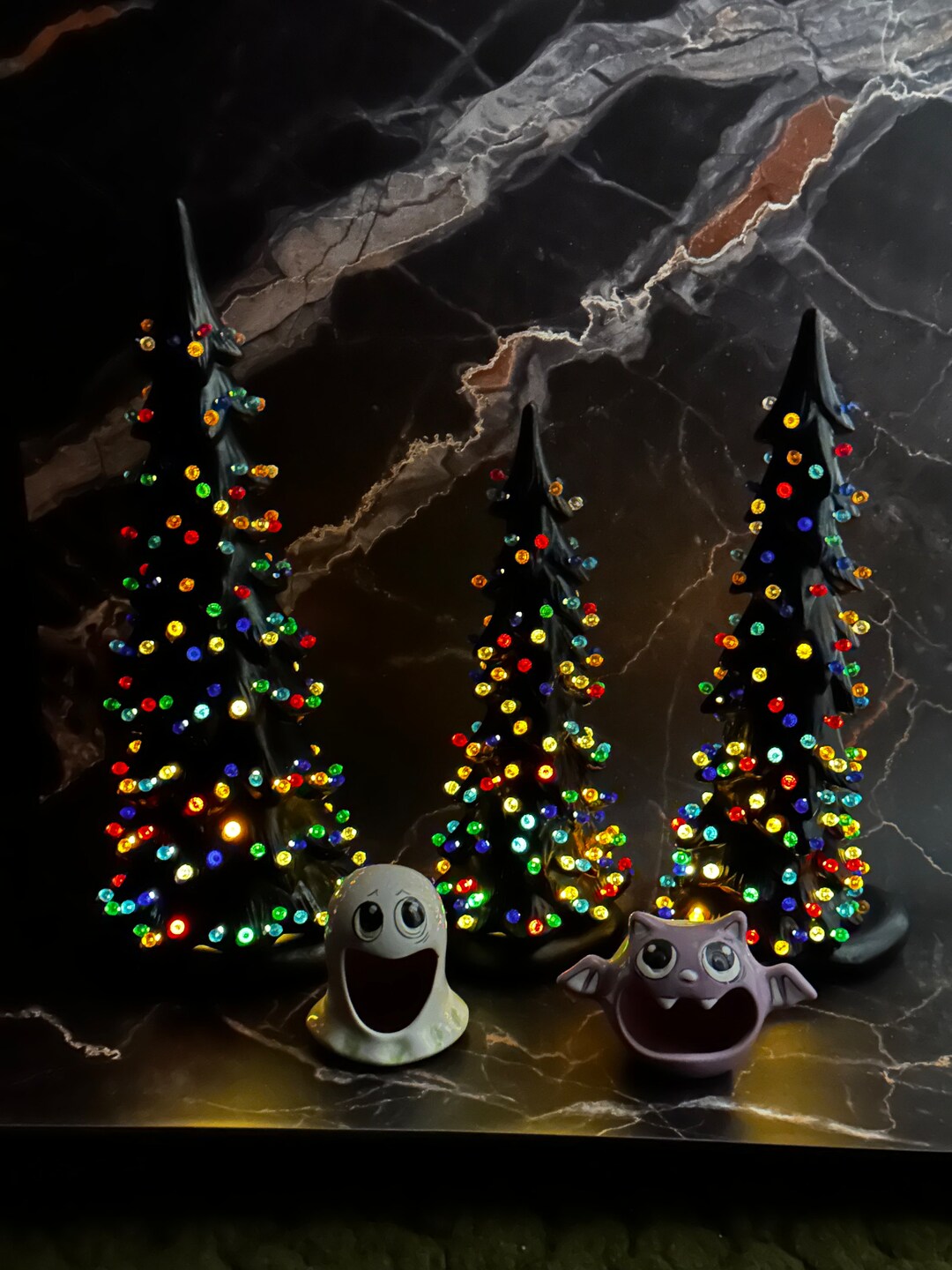 Tall Tree, Wispy Pine, Includes Pin Lights and Base, Great Gift - Etsy UK