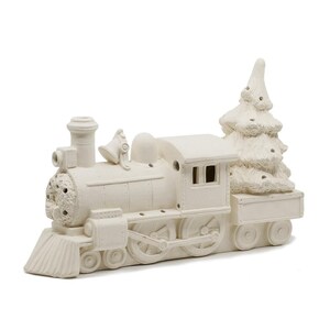 READY TO SHIP Adorable 5405 Christmas Train With Tree Light up 8.25H ...