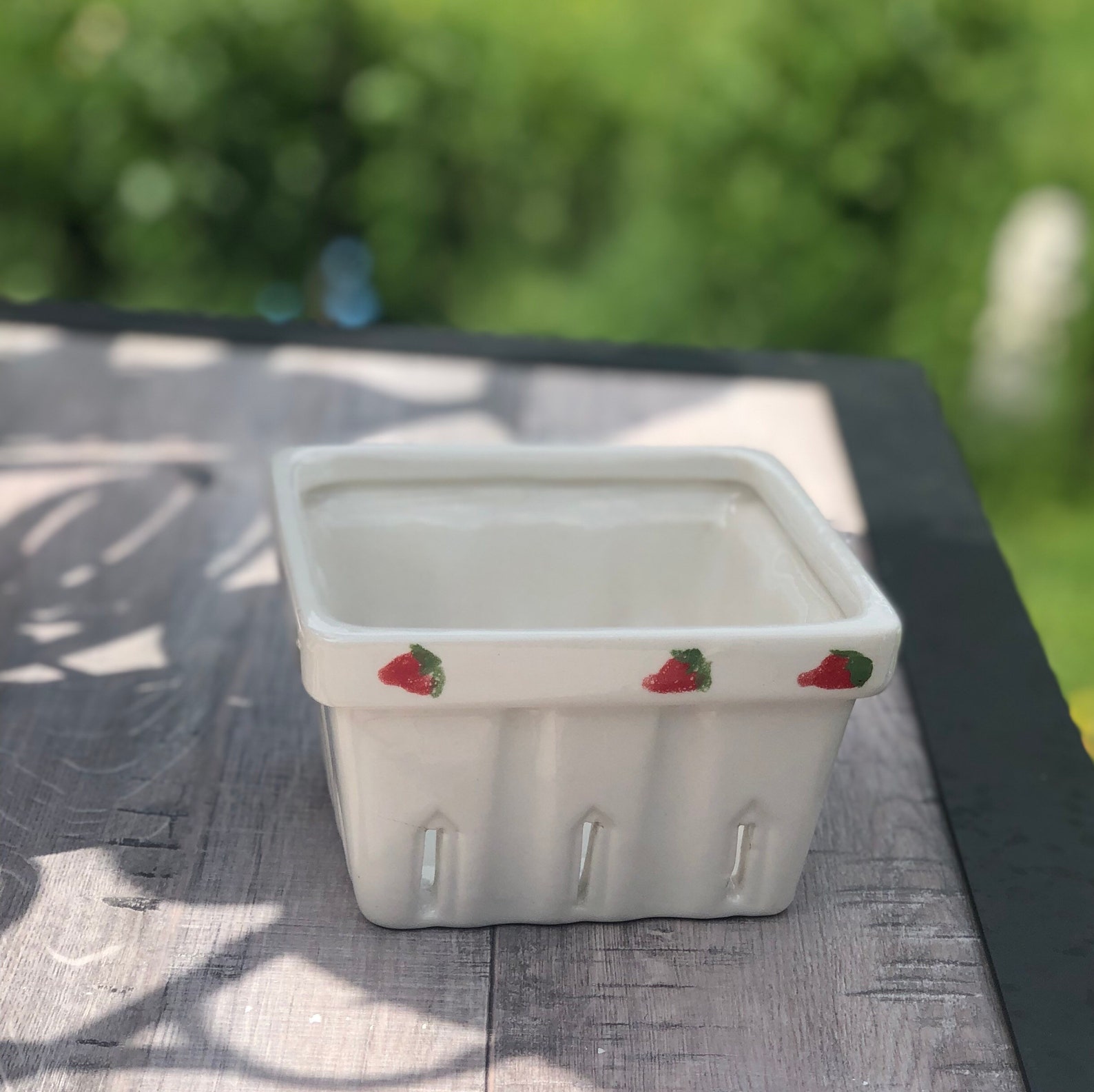 SALE Ceramic Berry Basket Berry Box Fruit Basket Berry Box | Etsy