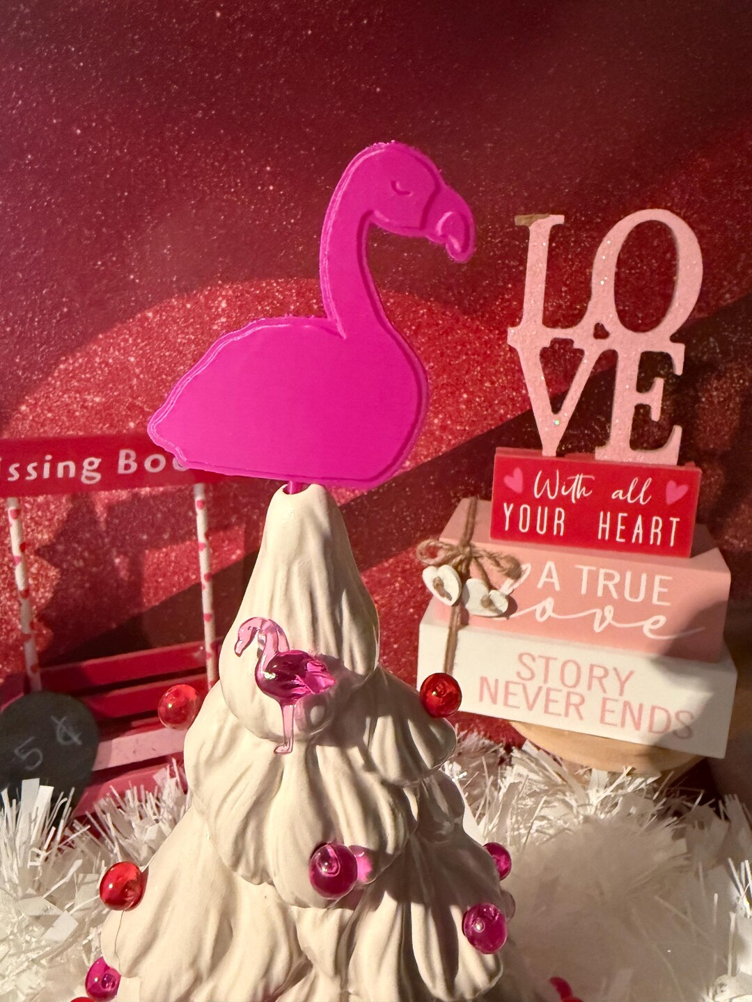 Flamingo Tree Topper, Ceramic Tree Topper, Star for Ceramic Tree ...