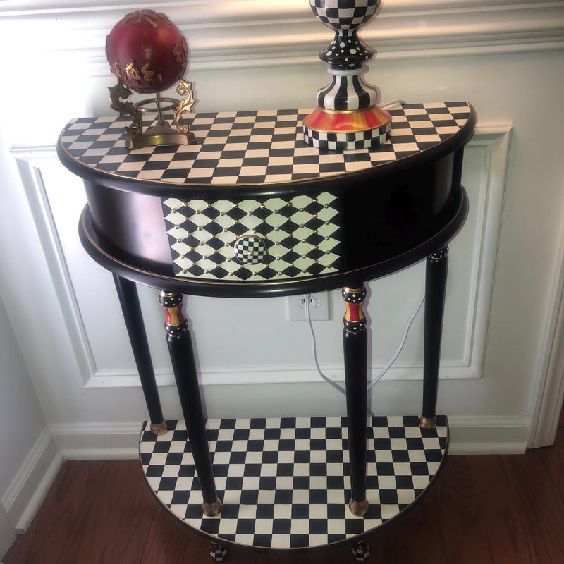 Half Moon Table - Etsy