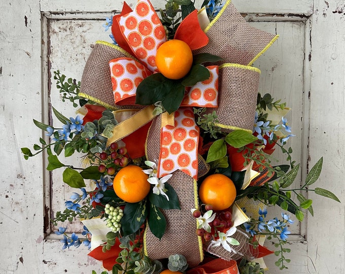 Florida Citrus Oranges Everyday Swag | Mothers Day Gift | Farmhouse ...