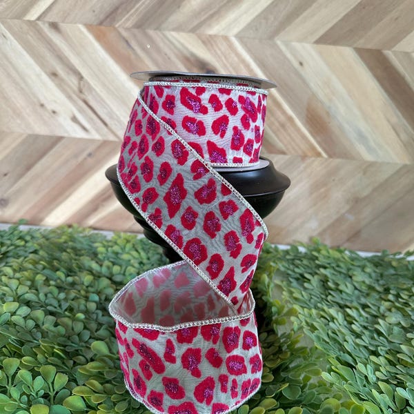 Pink Wired Ribbon - Etsy