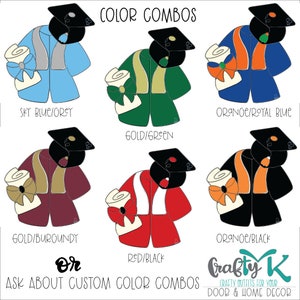 Personalized Graduation Wreath Custom Colors School Name or ...