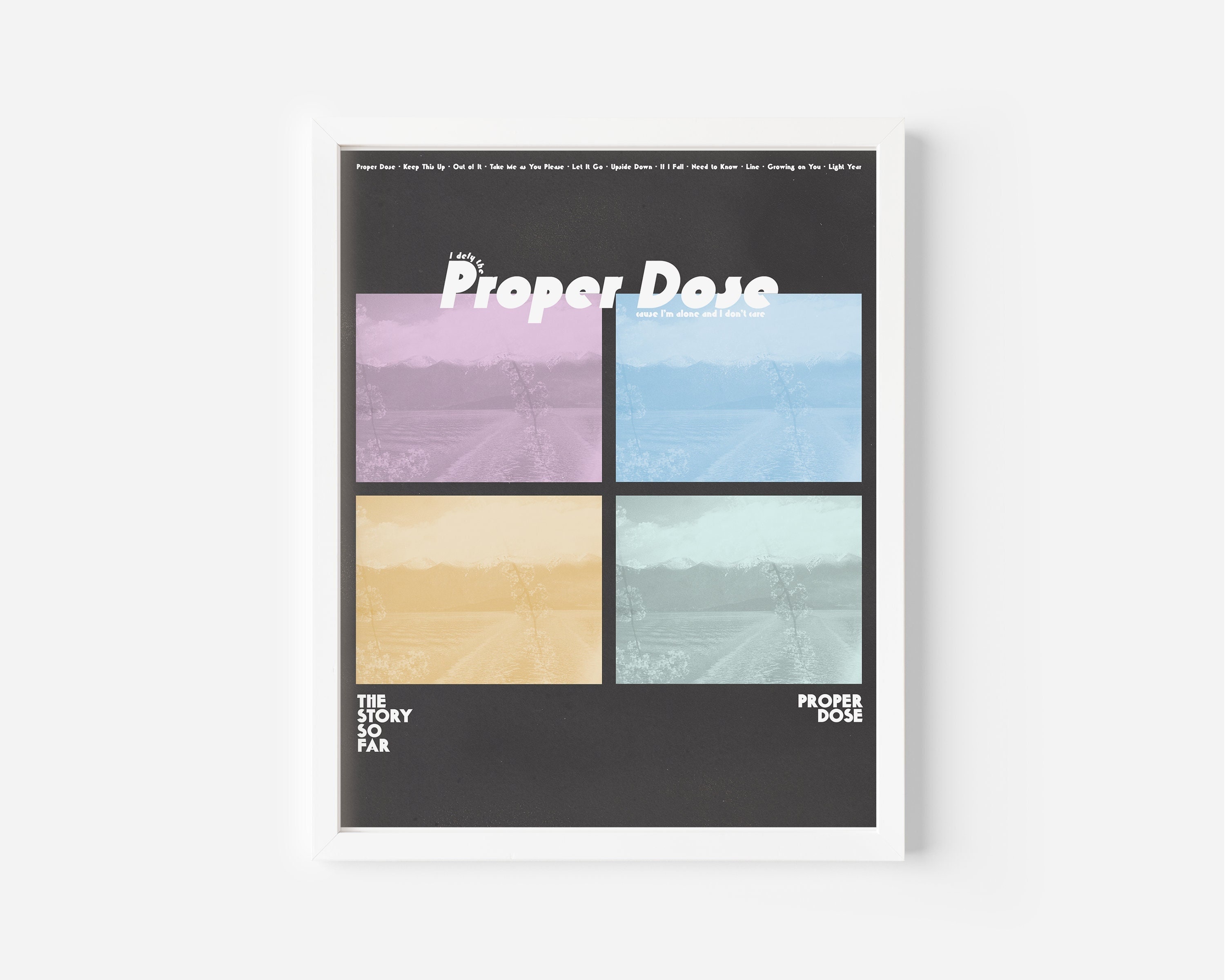 The Story so Far Proper Dose Poster - Etsy
