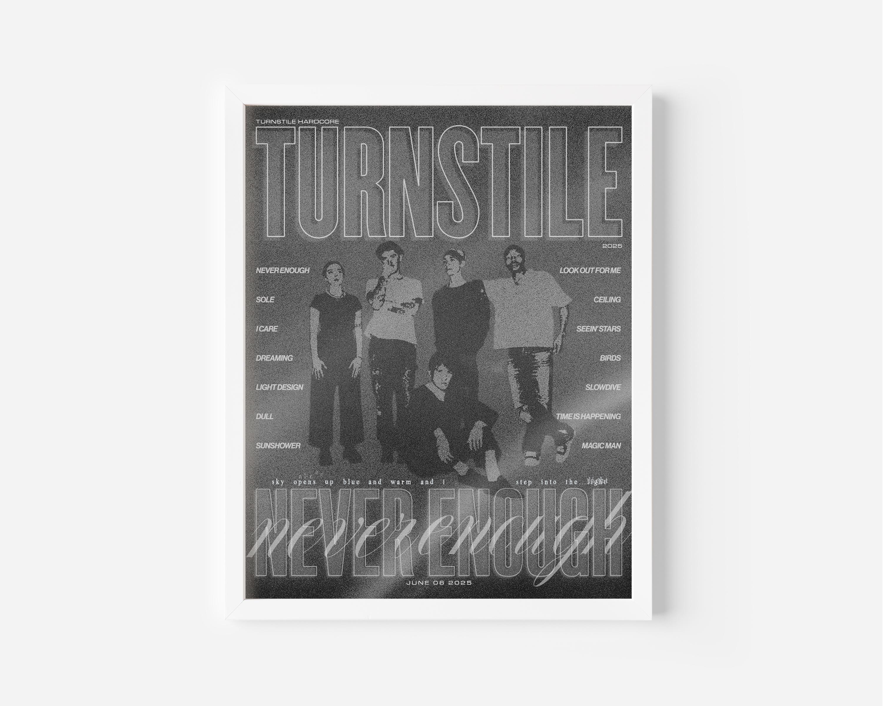 Turnstile Never Enough Poster - Etsy