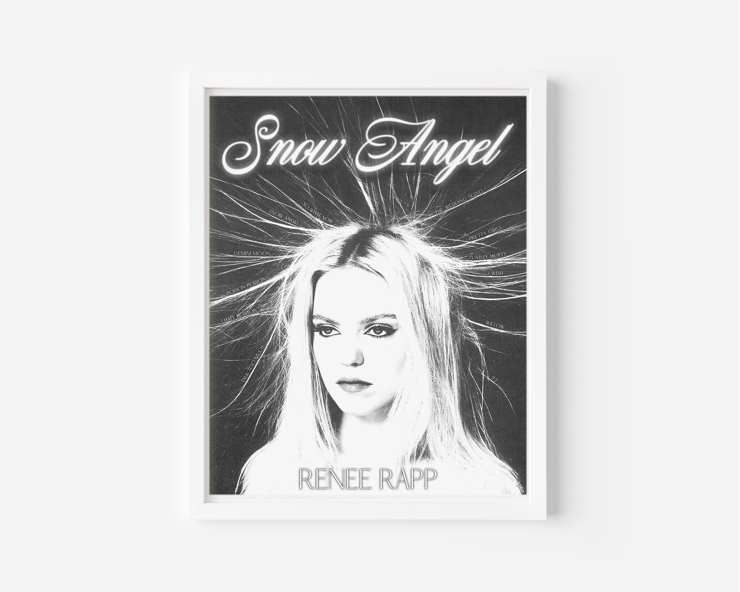 Renee Rapp Snow Angel Poster - Etsy