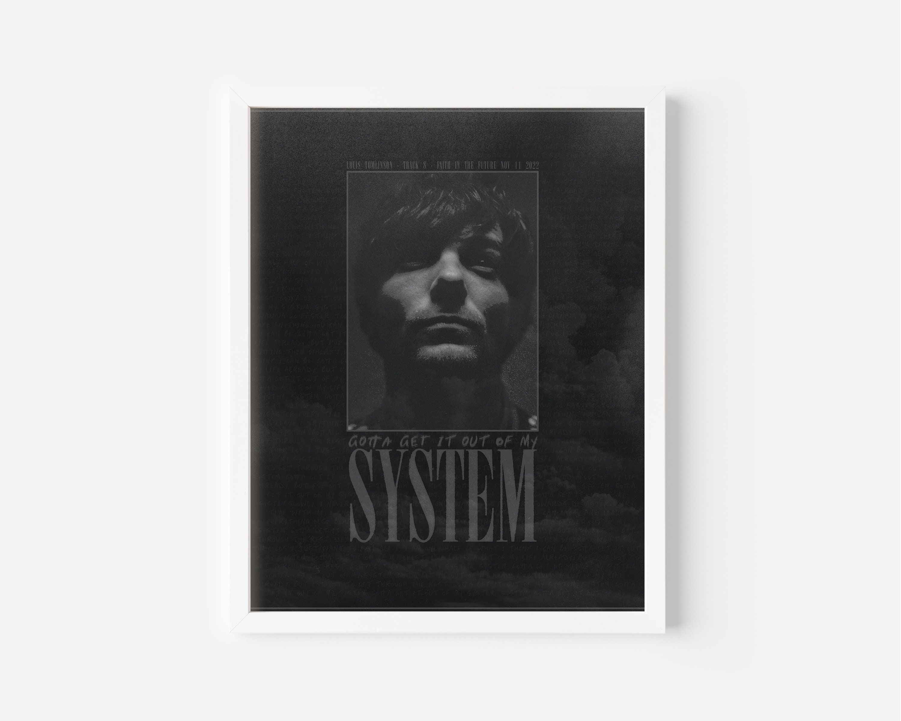 Louis Tomlinson Out of My System Poster - Etsy