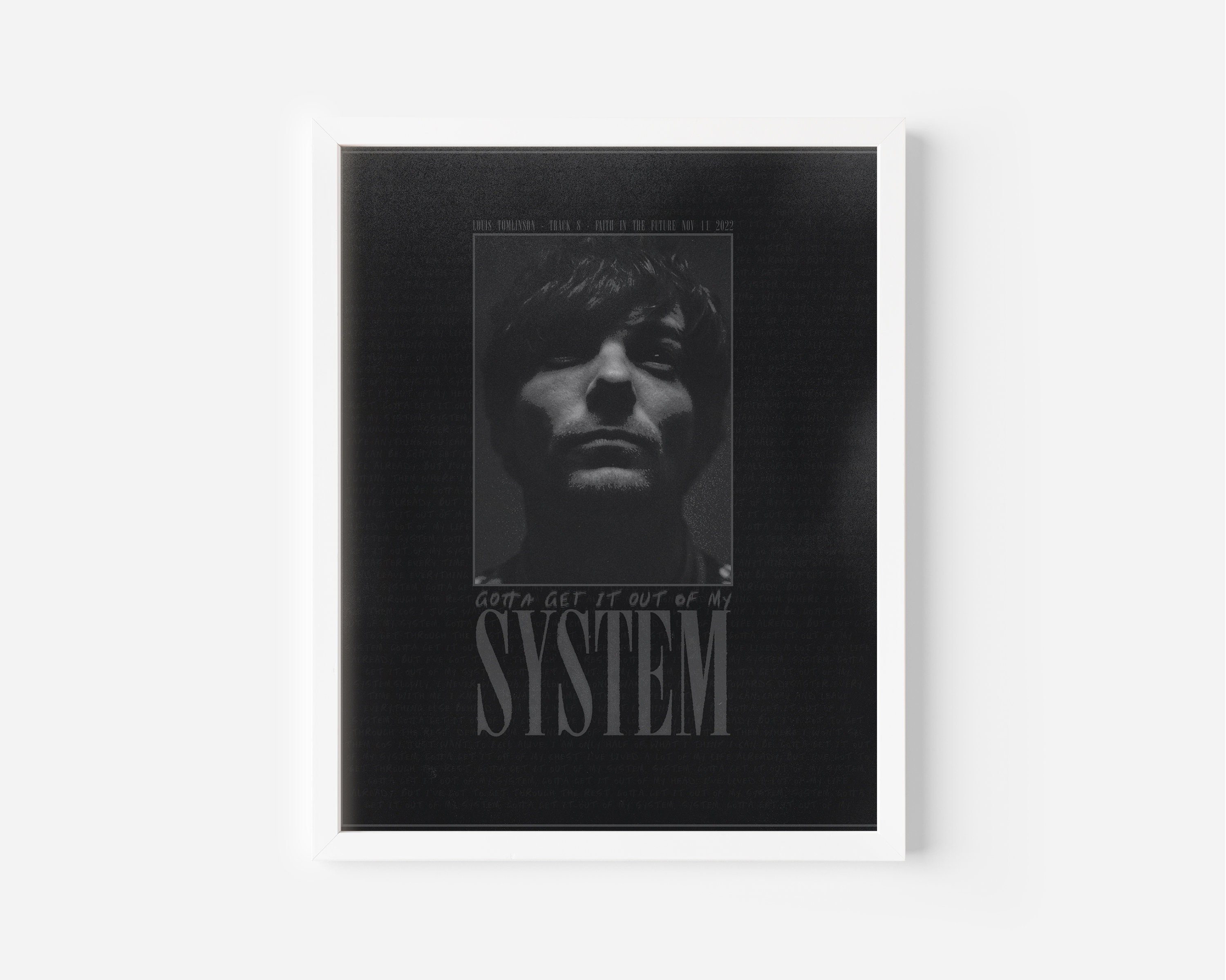 Louis Tomlinson Out of My System Poster - Etsy