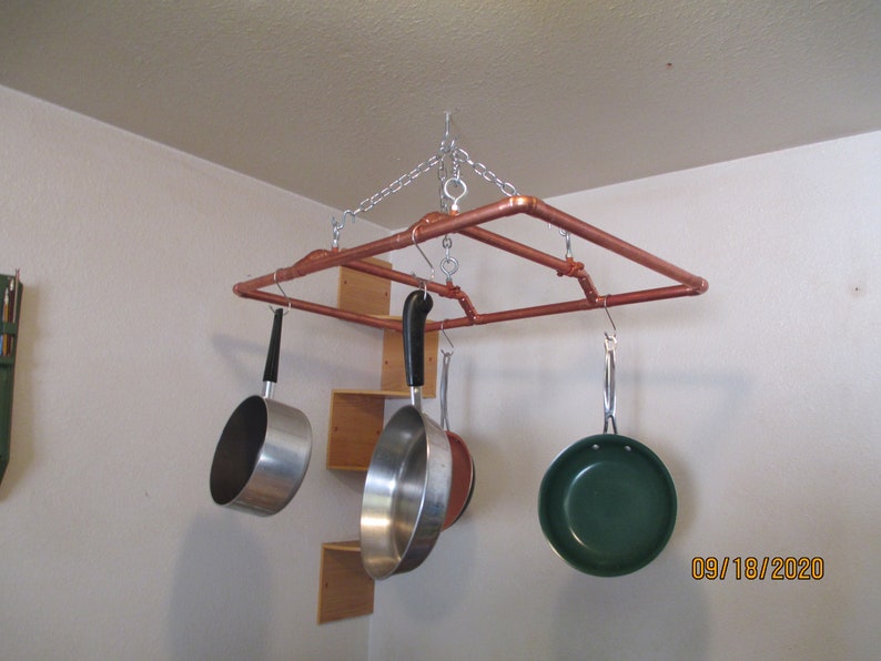 Copper Kitchen Pot Rack 20" X 27" - Etsy