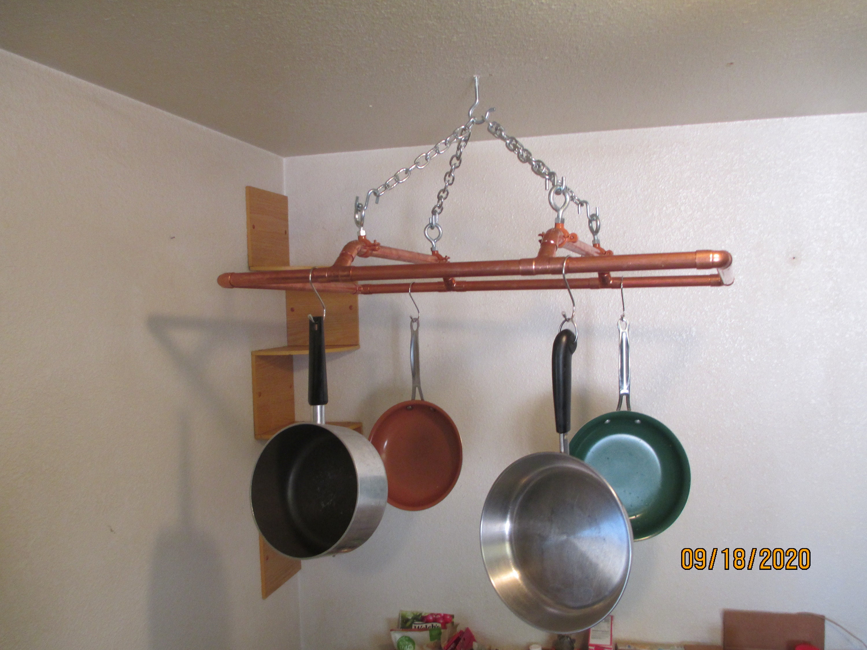 Copper Kitchen Pot Rack 20" X 27" - Etsy
