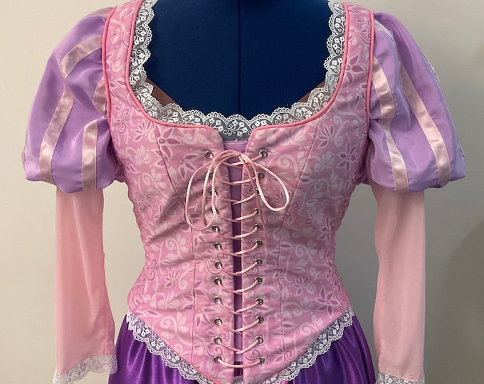Rapunzel Tangled Disney Princess Dress Pink Costume - Etsy