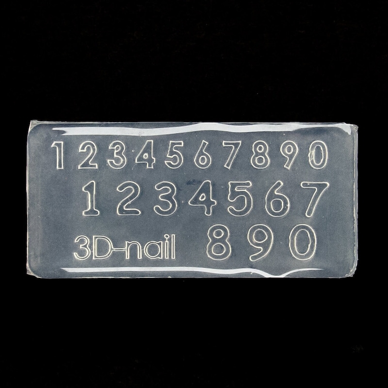 Silicone Number Mold - Etsy