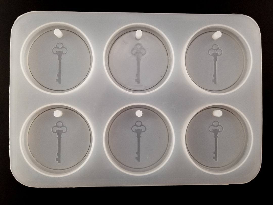 Key Charm Tag Set Silicone Mold, Resin Casting Mold for UV Resin, Epoxy ...