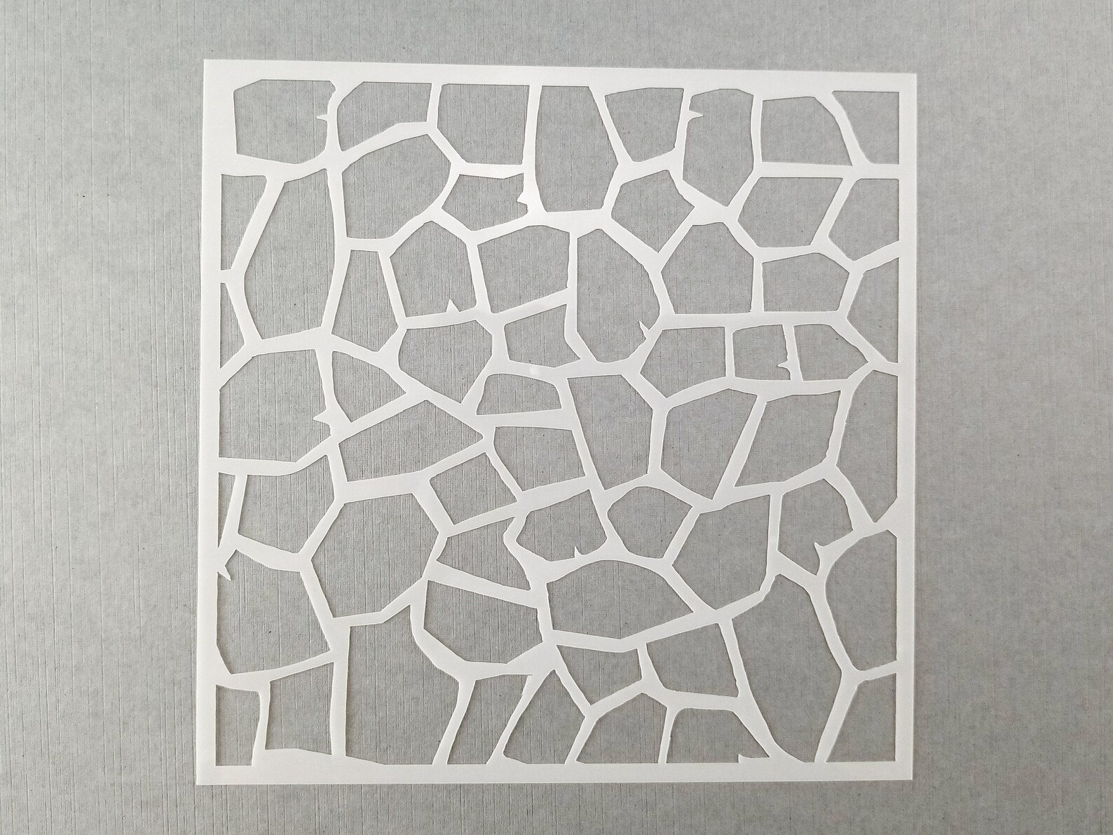 1 Sheet Thin Cracked Pattern Plastic Stencil for Painting - Etsy