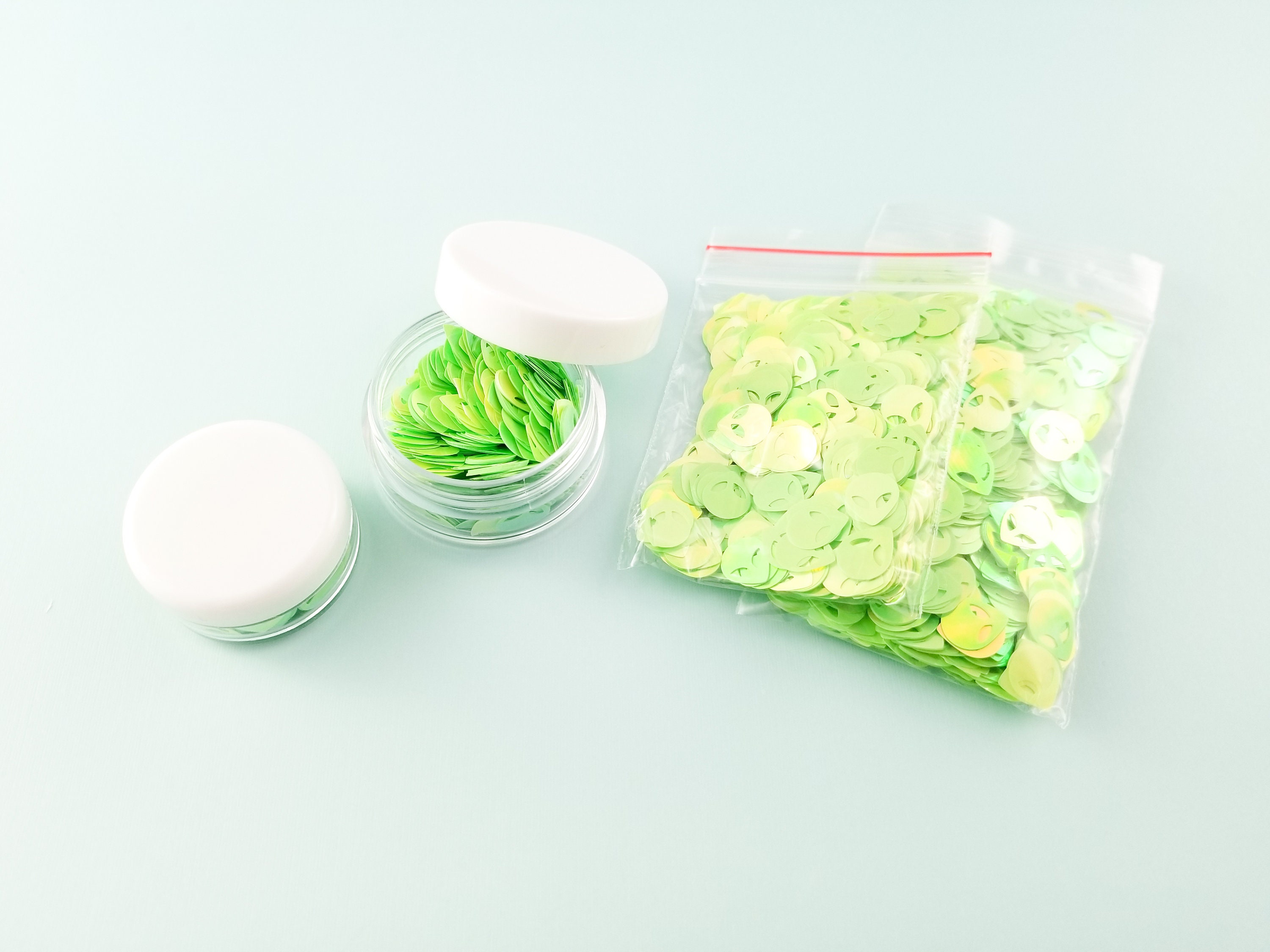 Acid Green Alien Space Themed Glitter Galaxy Alien Glitter | Etsy