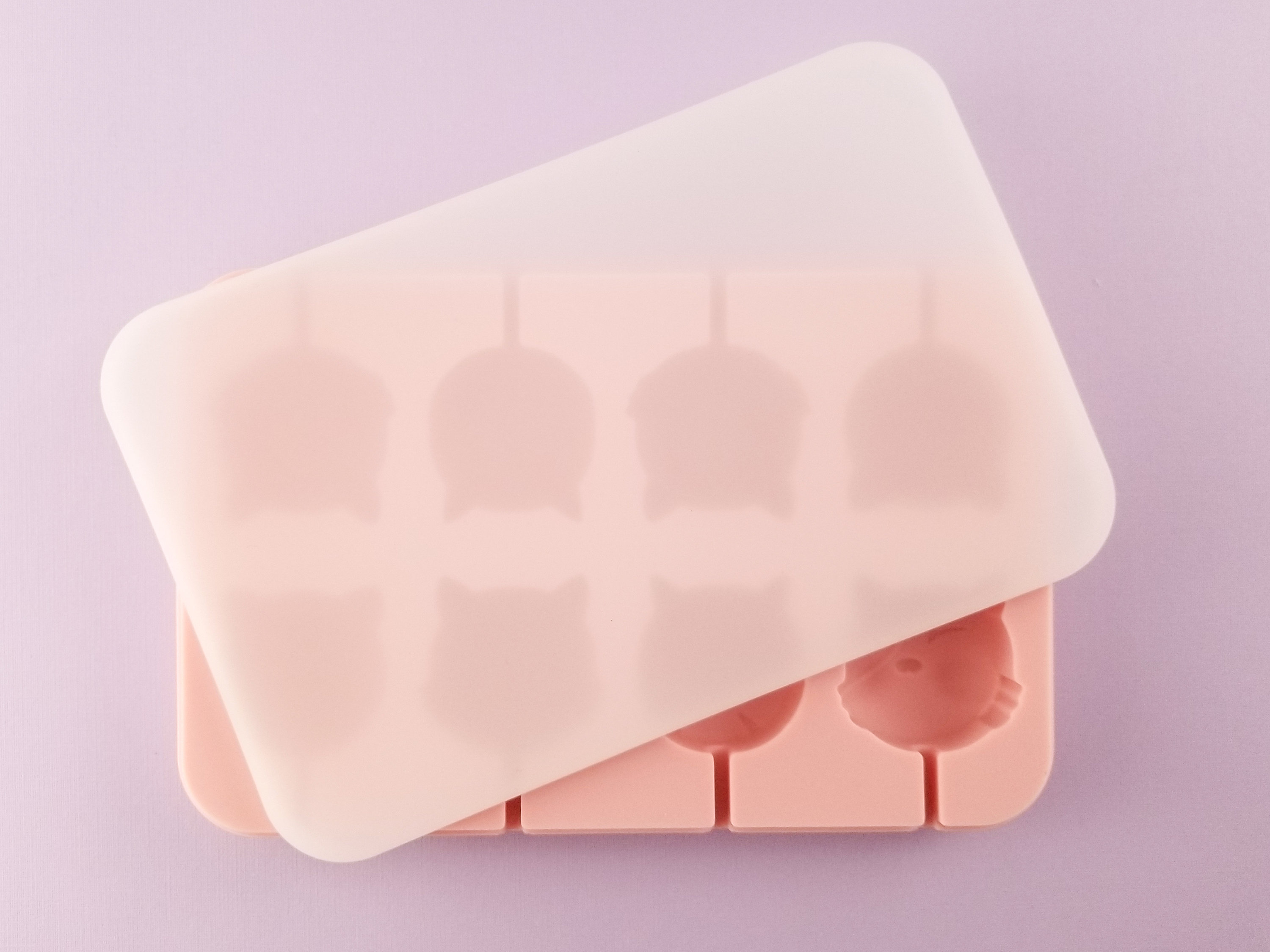 8 Cavity Kawaii Kitten Cat Themed Popsicle Ice Cream Sucker - Etsy