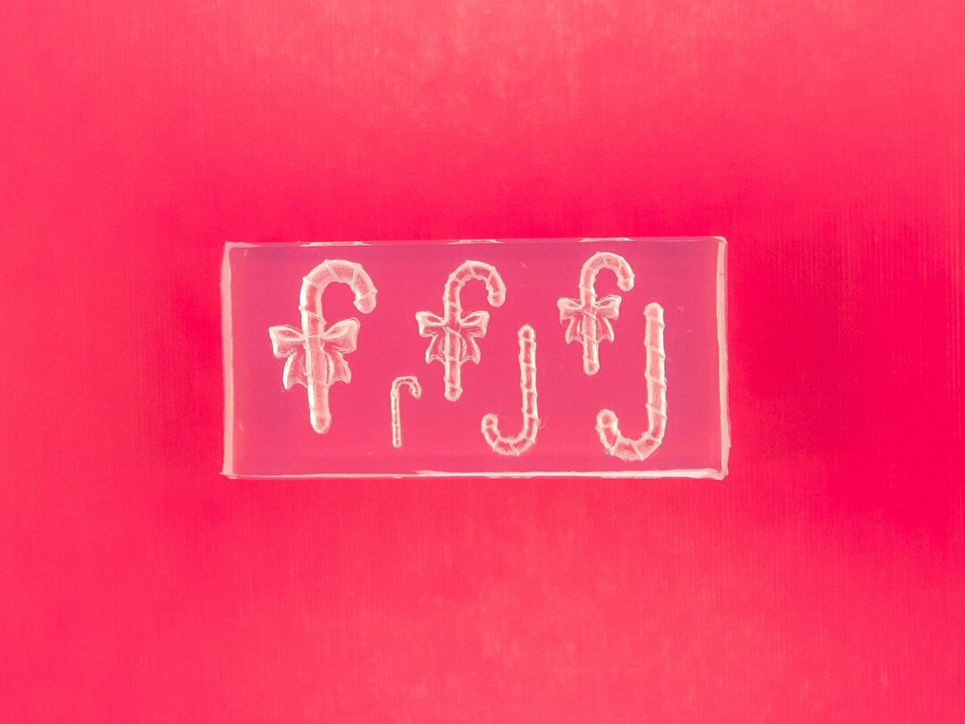 Tiny Mixed Candy Cane Miniature Silicone Mold, UV Resin Casting Mold ...