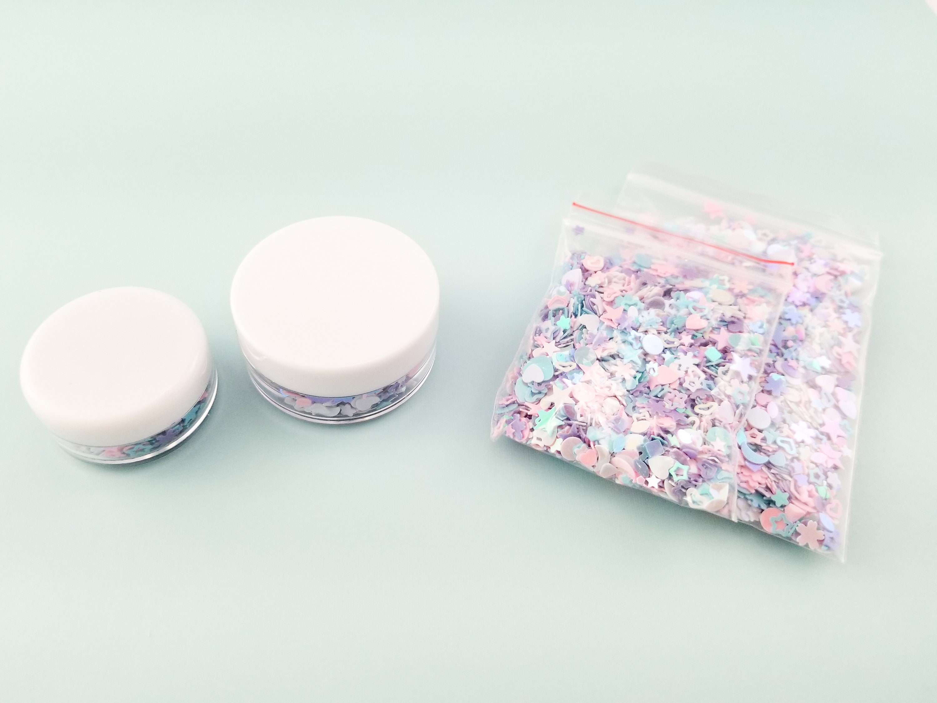 Candy Floss Daydream Mixed Shape Iridescent Glitter 3-6mm - Etsy