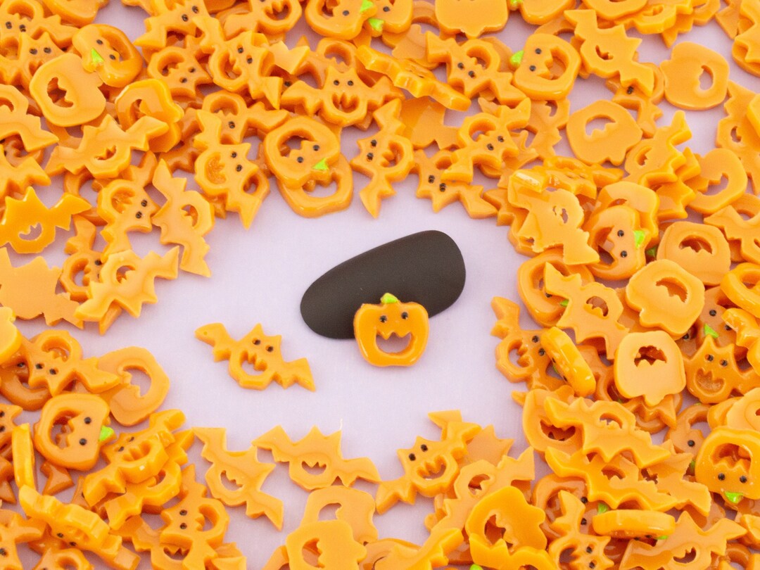 10 Assorted Resin Halloween Sugar Cookie Cabochons, Spooky Halloween ...