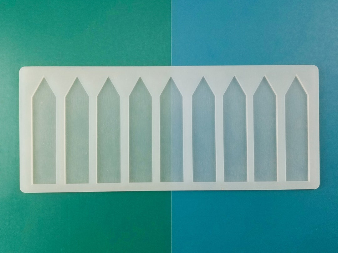 Garden Stake Herb Markers Set Silicone Mold, Resin Casting Mold for UV ...