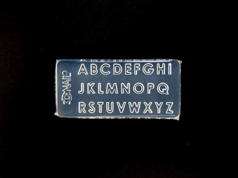 Tiny Alphabet Letters Miniature Silicone Mold Resin Casting - Etsy