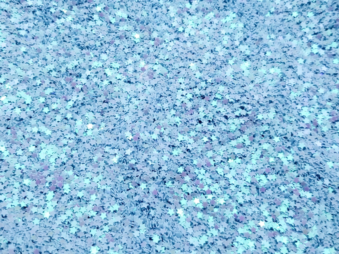 3mm Blue Iridescent Shift Star Glitter, Resin Supplies Kawaii Decoden ...