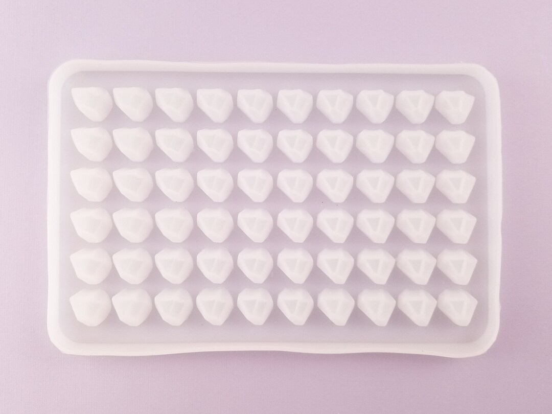 60 Cavity Nugget Gem Miniature Silicone Mold, Resin Casting Mold for UV ...