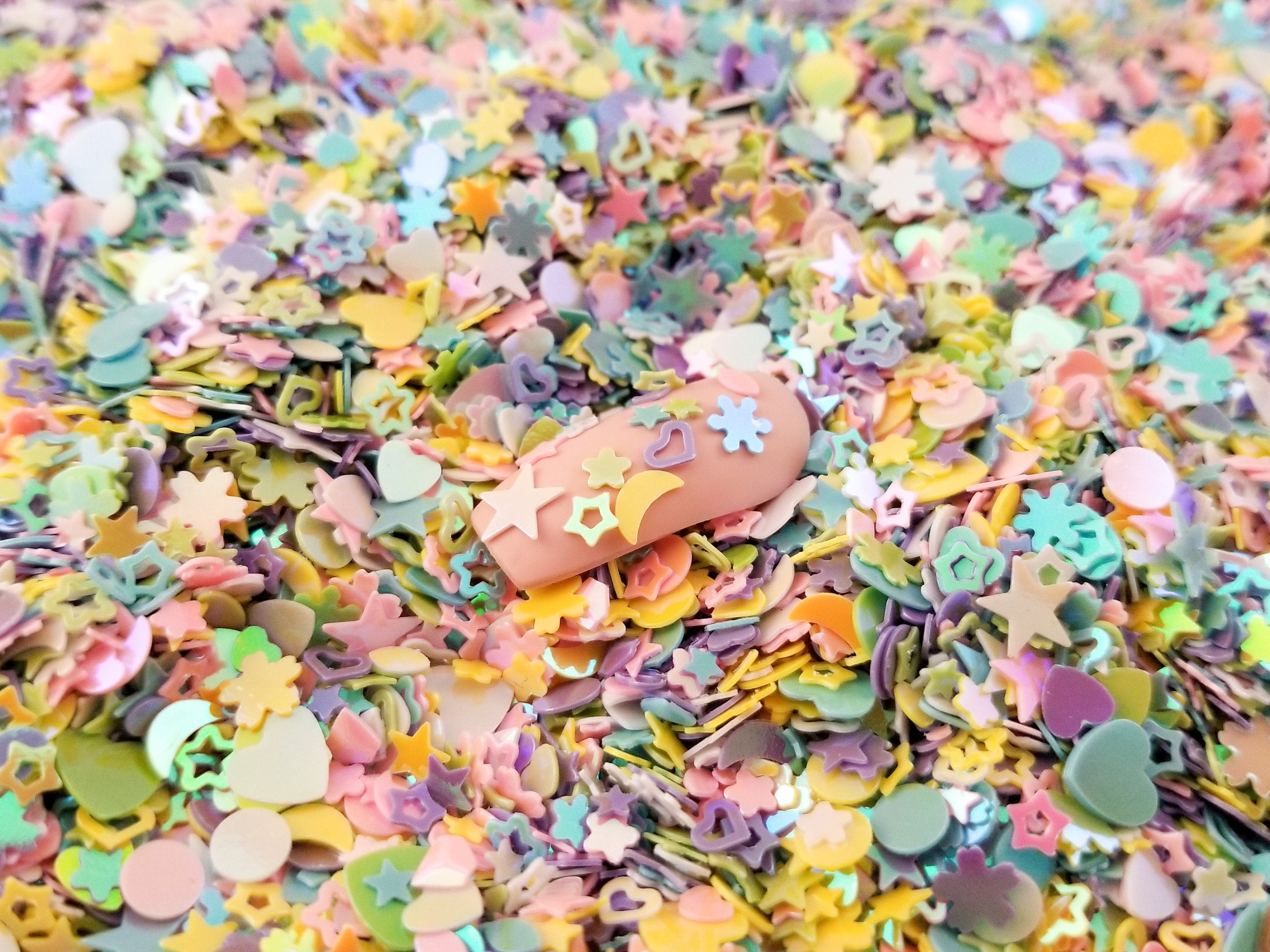 Fairytale Daydream Mixed Shape Iridescent Glitter 3-6mm Resin | Etsy