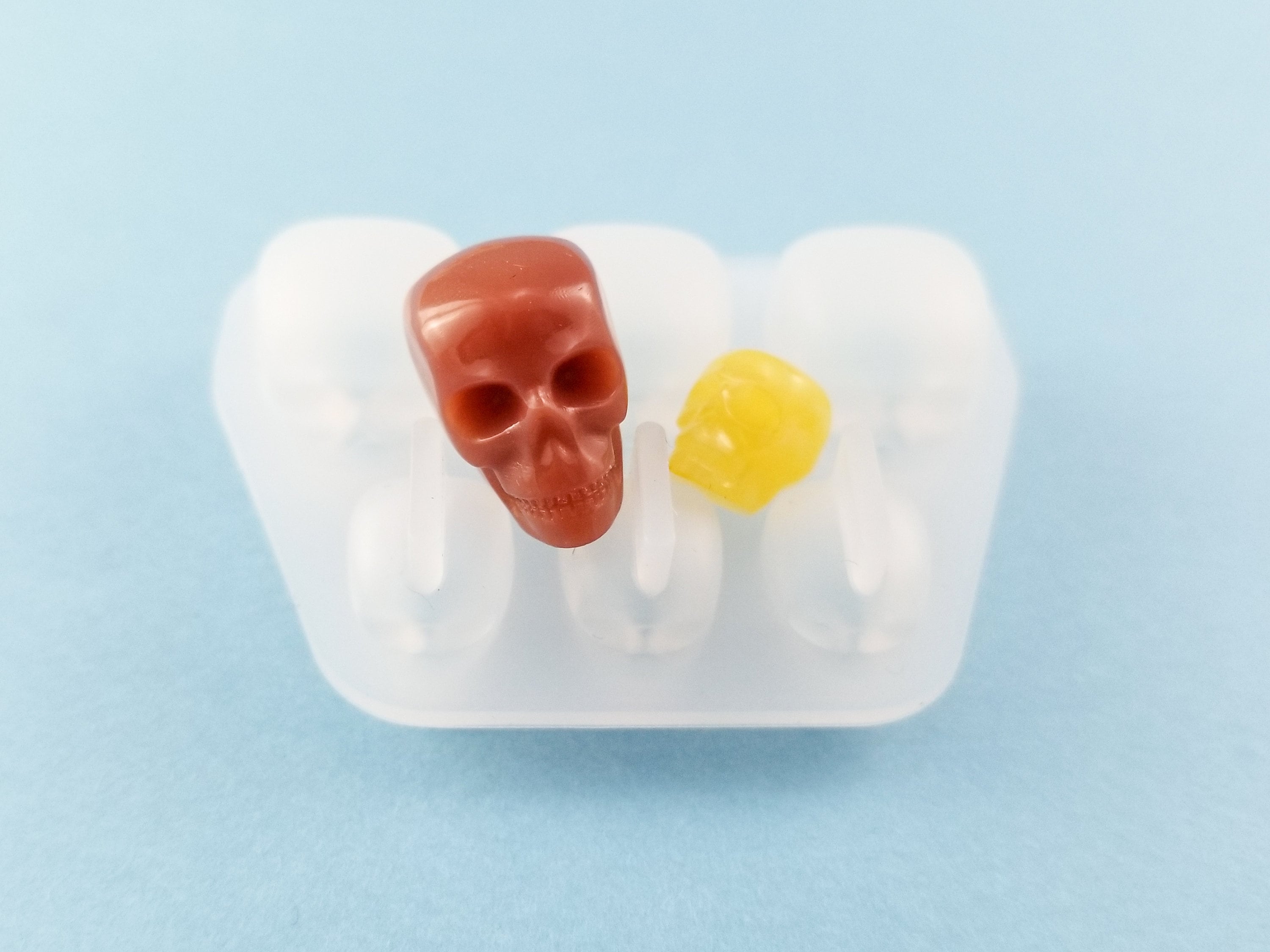 Tiny Assorted Halloween Skulls Miniature Silicone Mold Resin - Etsy