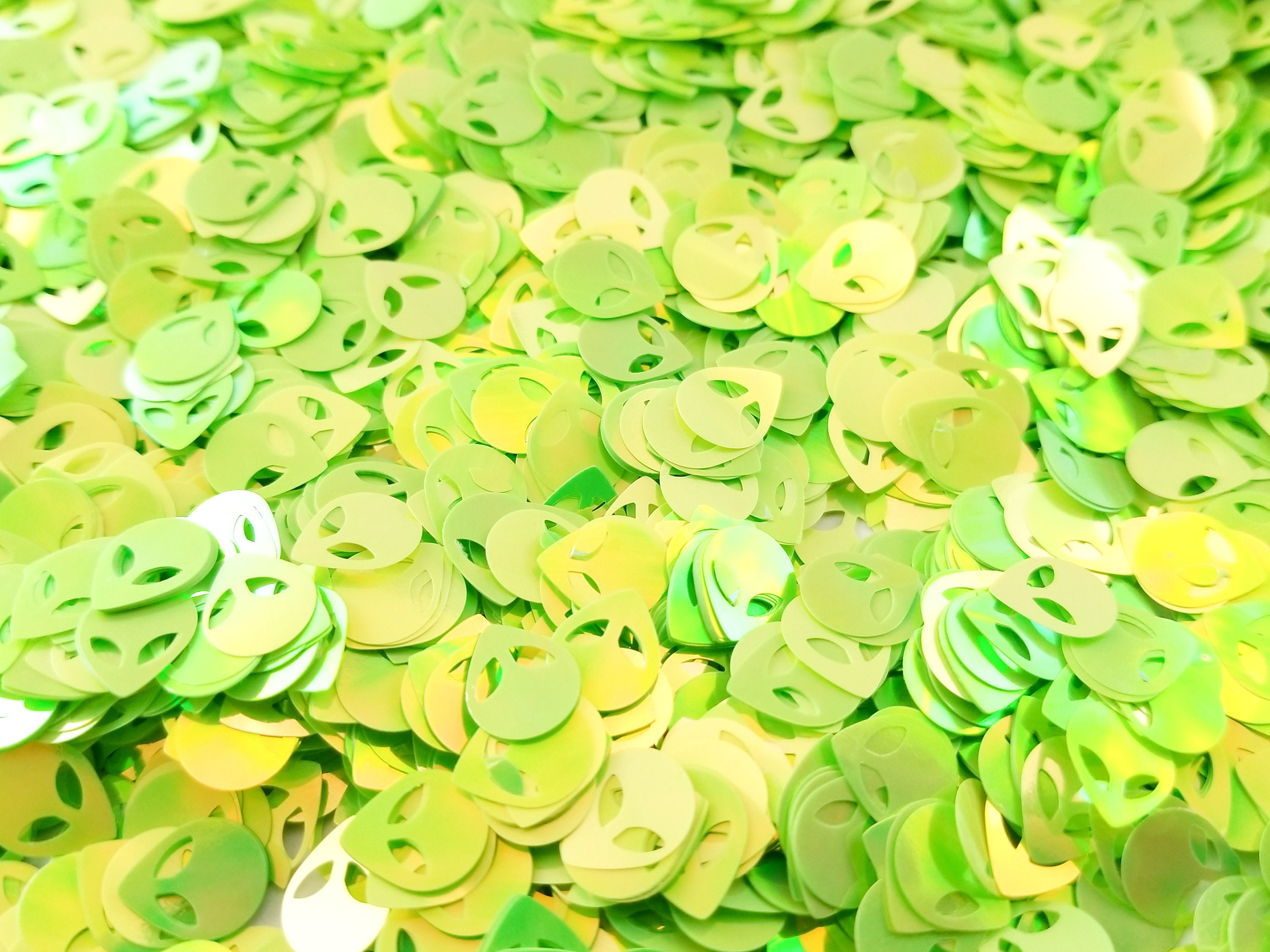 Acid Green Alien Space Themed Glitter Galaxy Alien Glitter | Etsy