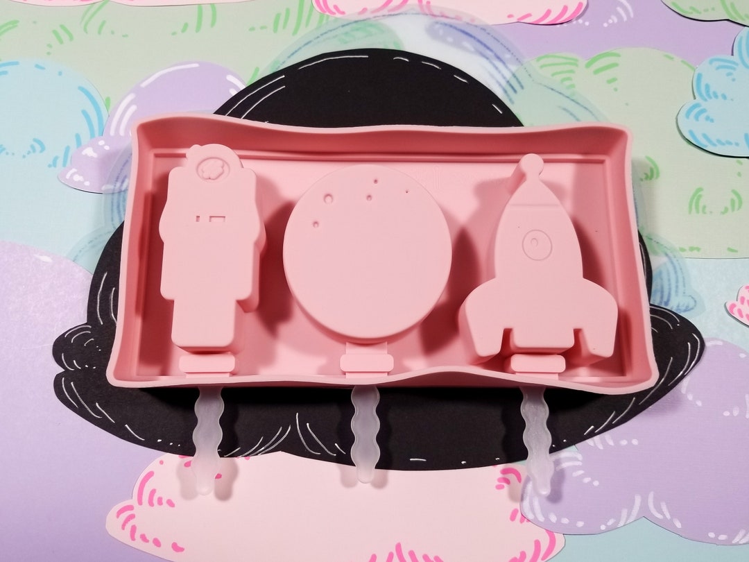 3 Piece Large Space Theme Popsicle, Ice Cream, Cakesicle Food Safe ...