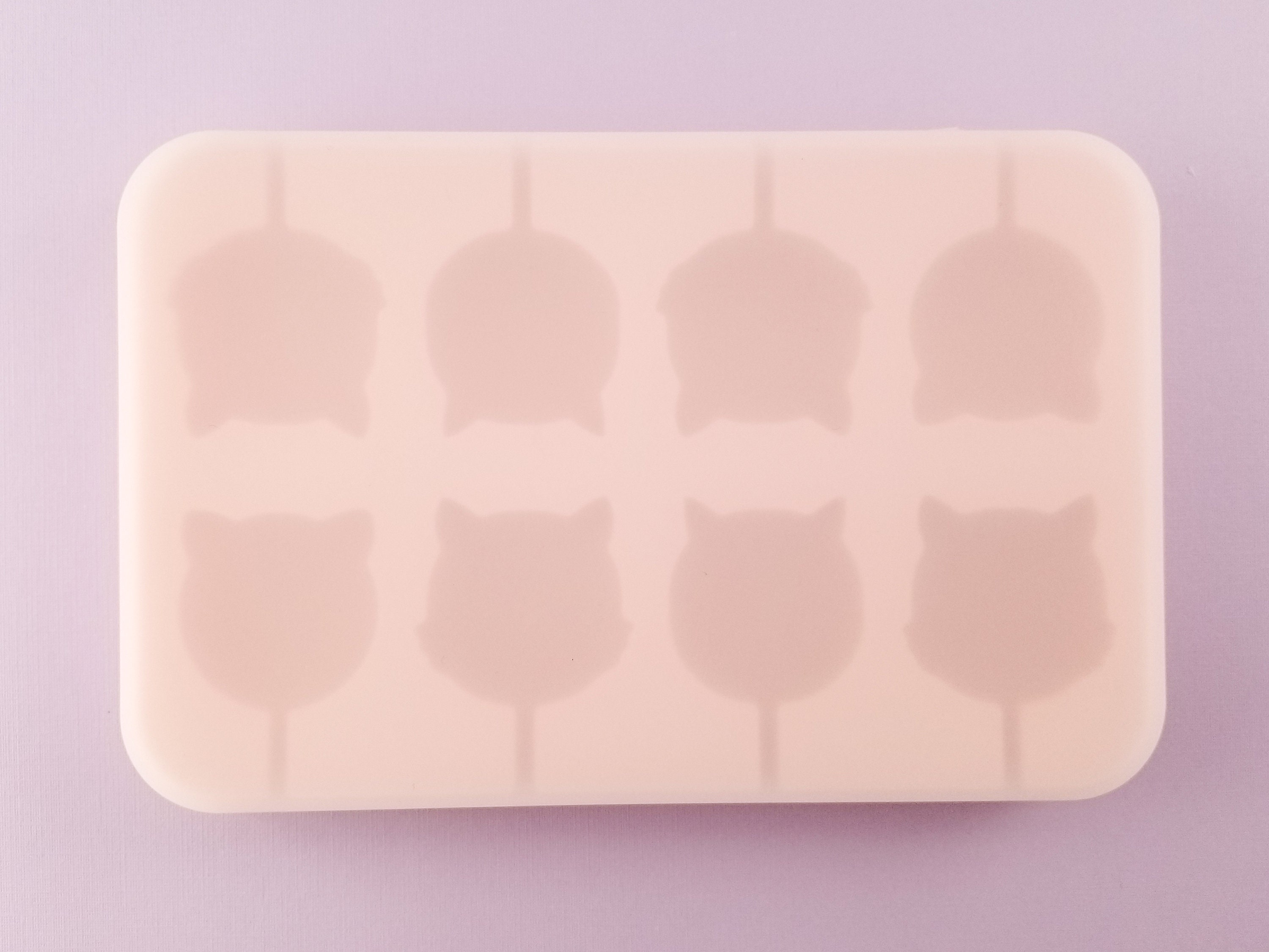 8 Cavity Kawaii Kitten Cat Themed Popsicle Ice cream Sucker | Etsy