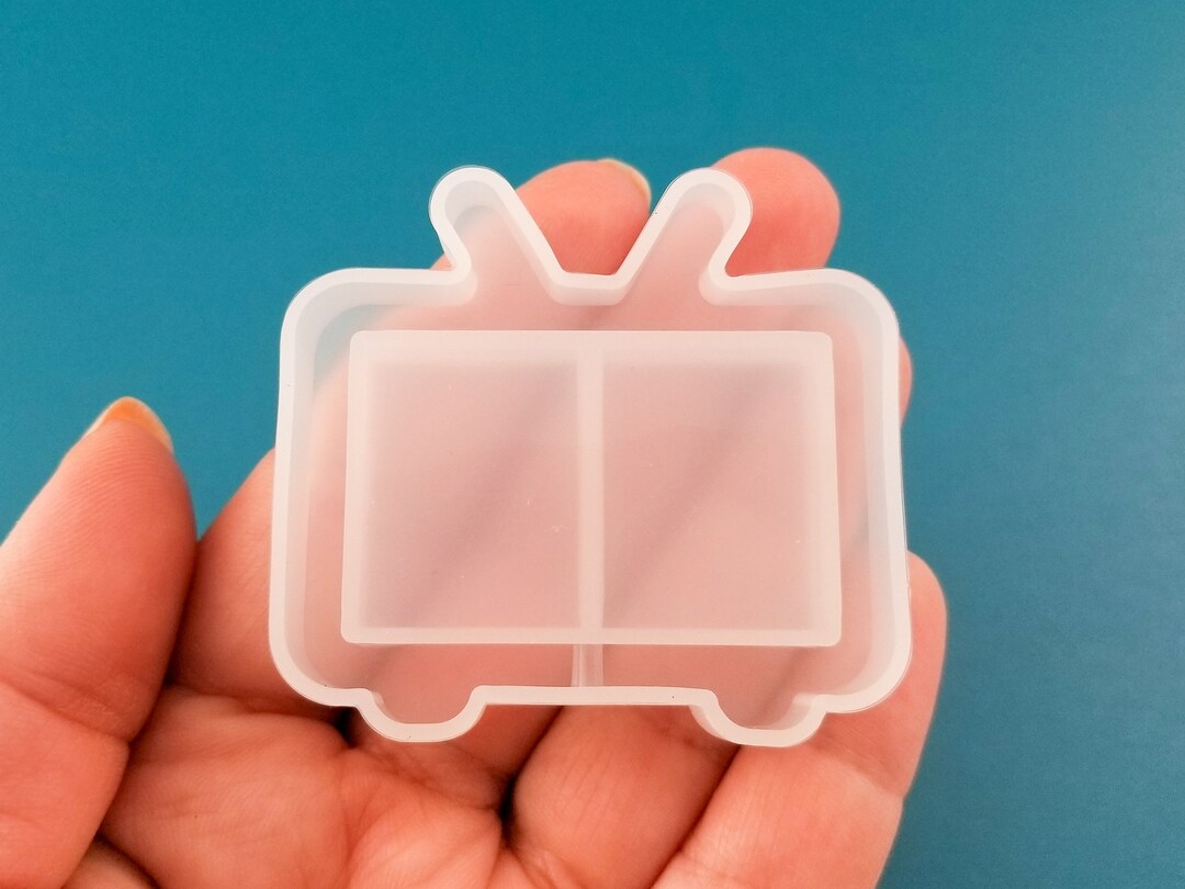 49mm TV Television Shaker Silicone Mold, Resin Casting Mold UV Resin ...