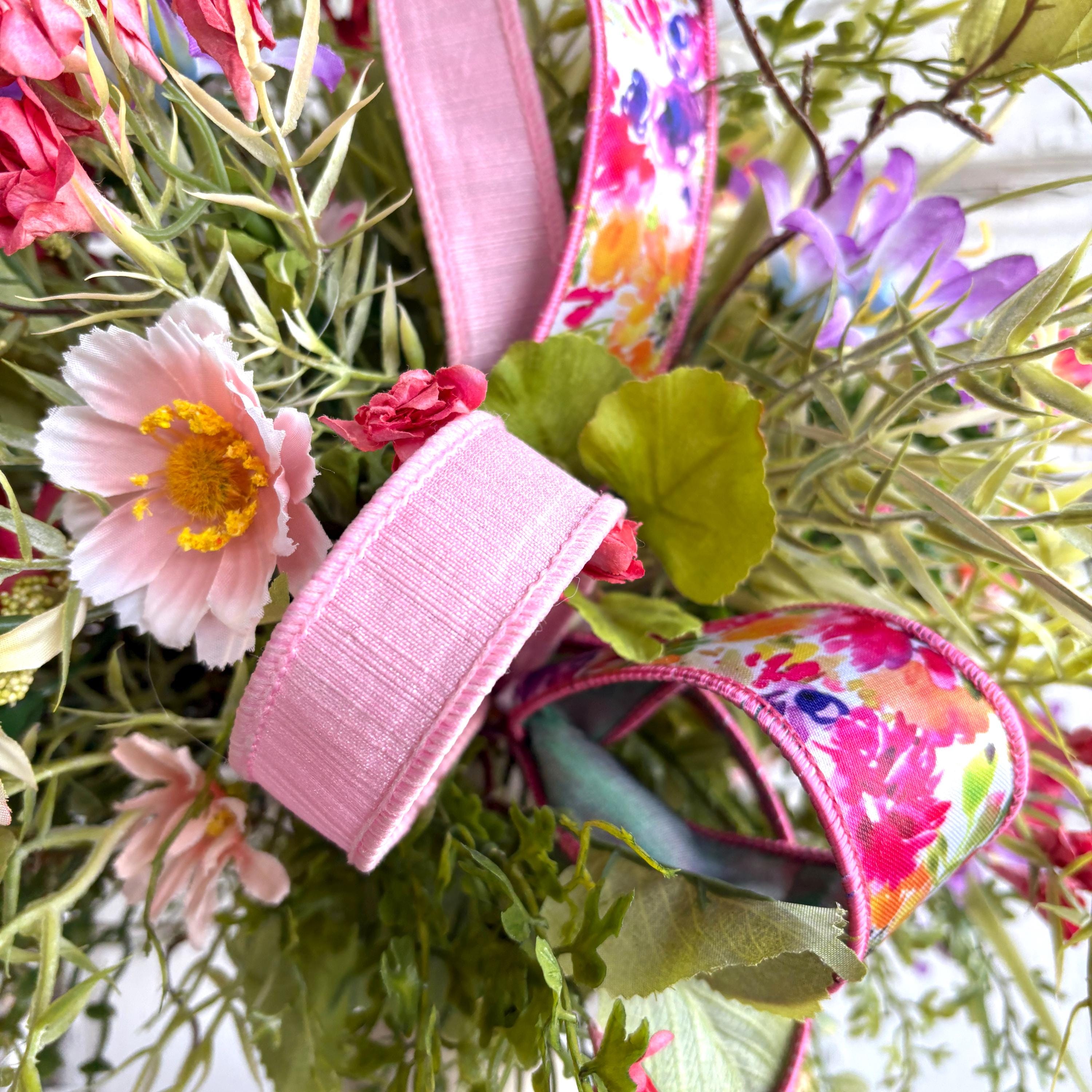 Spring Floral Candlestick Arrangement, Easter Table Decor, Table ...