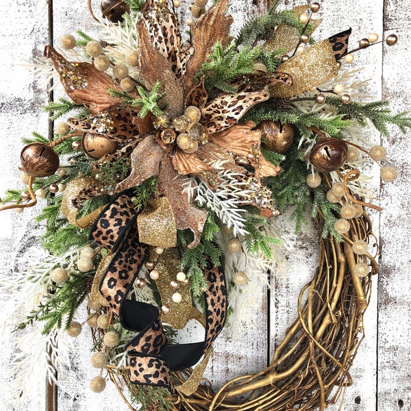 Leopard Print Wreath - Etsy