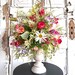 Spring Floral Candlestick Arrangement, Easter Table Decor, Table ...