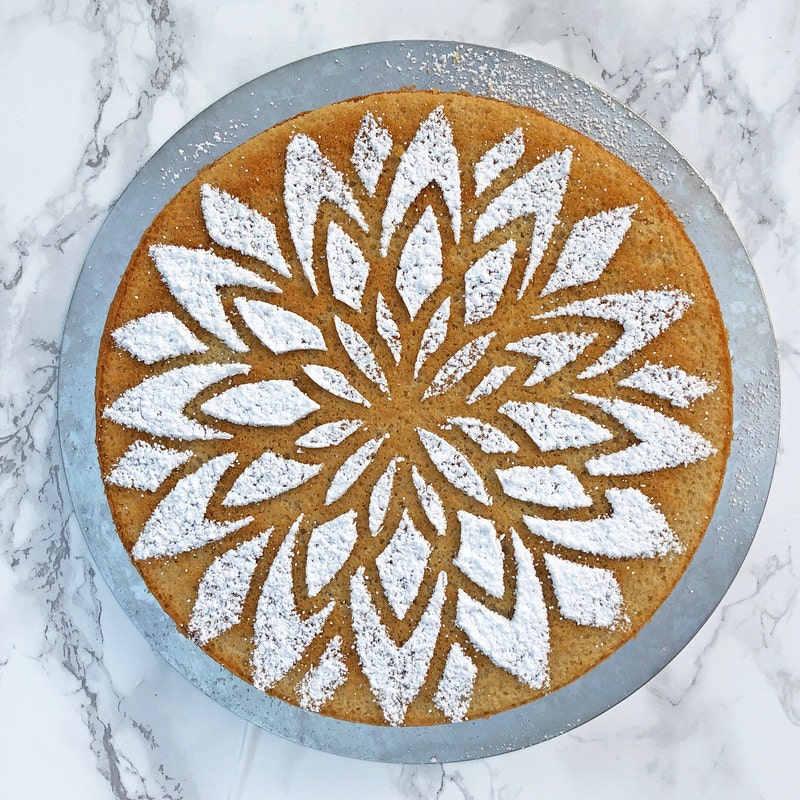 Flower Cake Stencils - Etsy