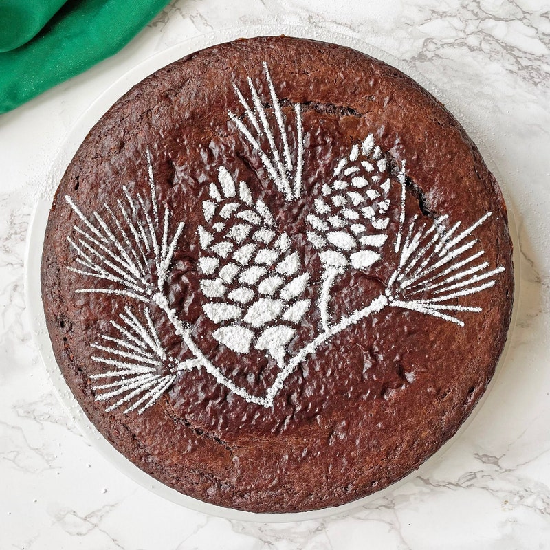 Pine Cone Stencil - Etsy