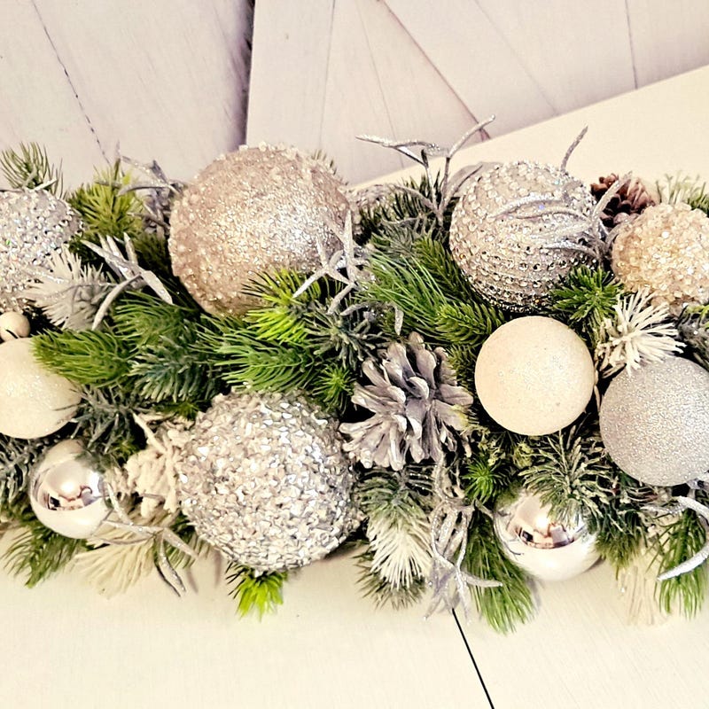 Silver Centerpieces - Etsy