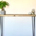 Rustic Narrow Console Table | Wooden Console Table | Radiator Shelf ...